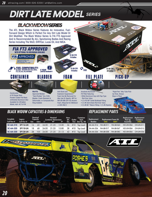 ATL Racing Fuel Cells Product Catalog - Page 20-21