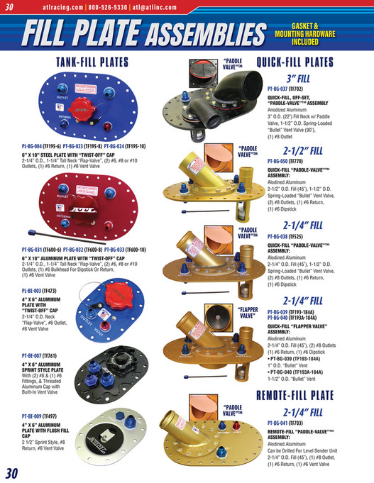ATL Racing Fuel Cells Product Catalog - Page 30-31