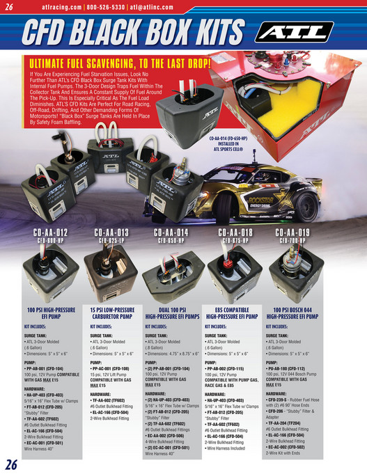 ATL Racing Fuel Cells Product Catalog - Page 26-27