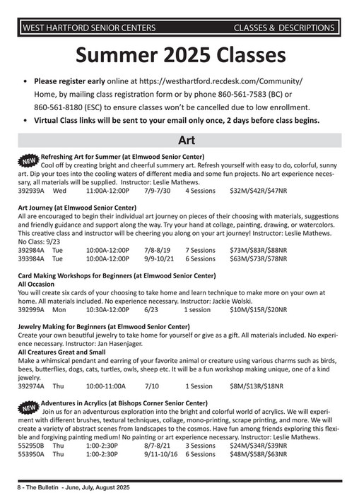 My publications - Senior Bulletin June 2025Final - Page 8-9