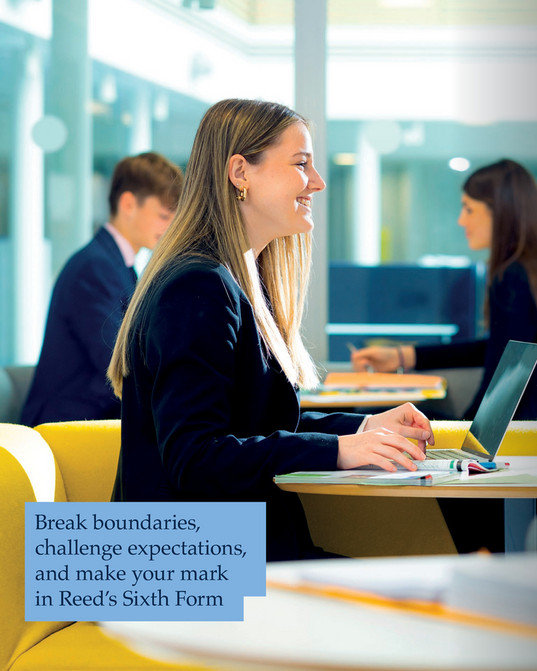 My publications - Reed's School Sixth Form Brochure - Page 10-11 - Created with Publitas.com