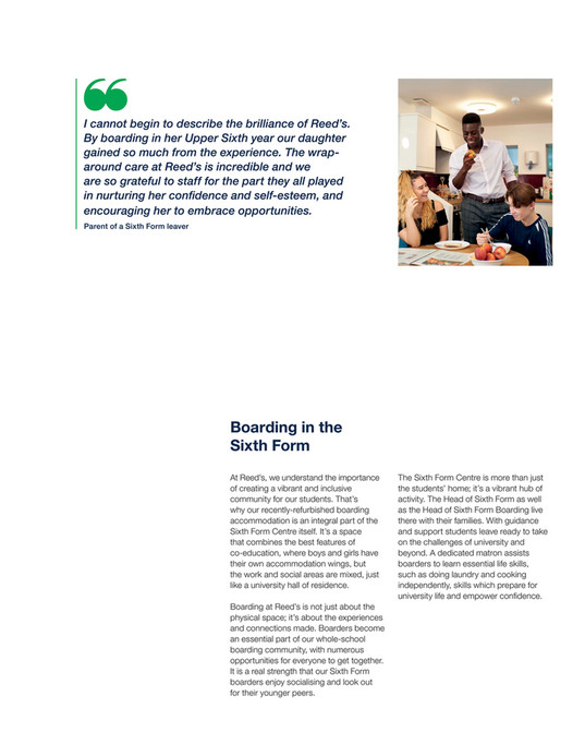 My publications - Reed's School Sixth Form Brochure - Page 26-27 - Created with Publitas.com