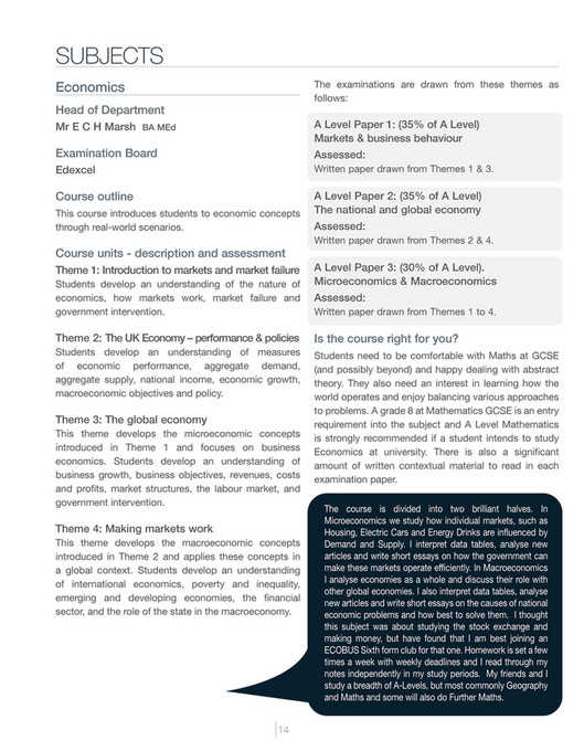 My publications - Sixth Form Handbook 2024 - Page 16-17 - Created with Publitas.com