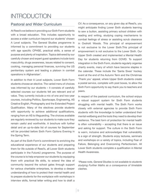 My publications - Sixth Form Handbook 2024 - Page 6-7 - Created with Publitas.com