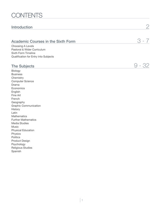 My publications - Sixth Form Handbook 2024 - Page 2-3 - Created with Publitas.com