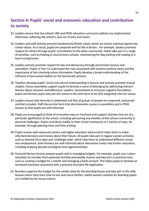 My publications - Reed's School ISI Report January 2025 - Page 14-15