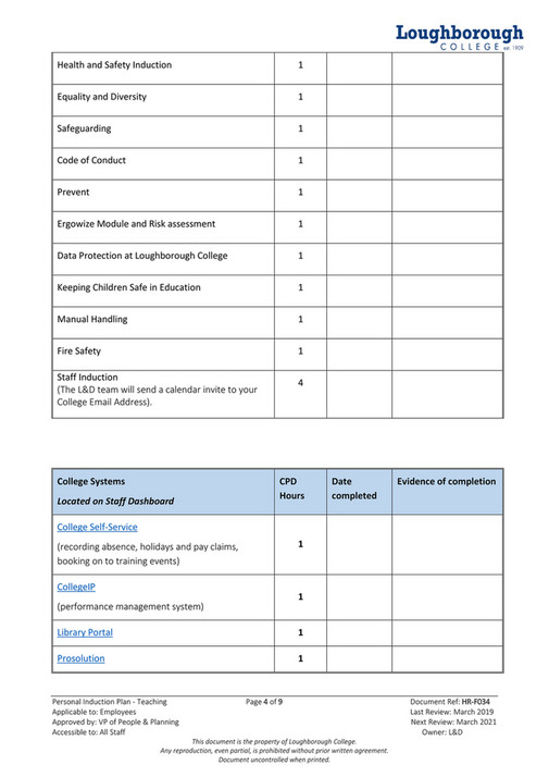 My publications - Personal Induction Plan for Teaching staff - Page 4-5 ...