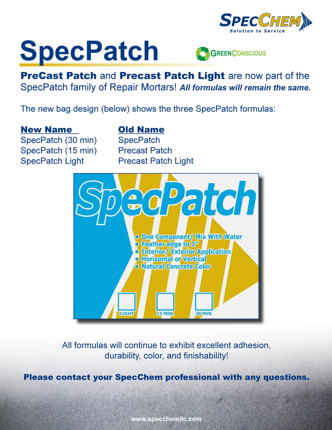 SpecChem SpecPatch Name Change Page 1 Created With Publitas specchem-specpatch-name-change-page-1-created-with-publitas