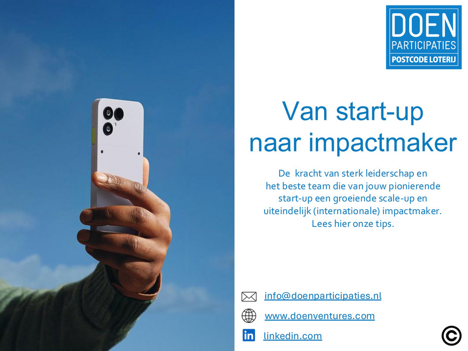 Stichting DOEN - DOEN Particpaties whitepaper - Pagina 1