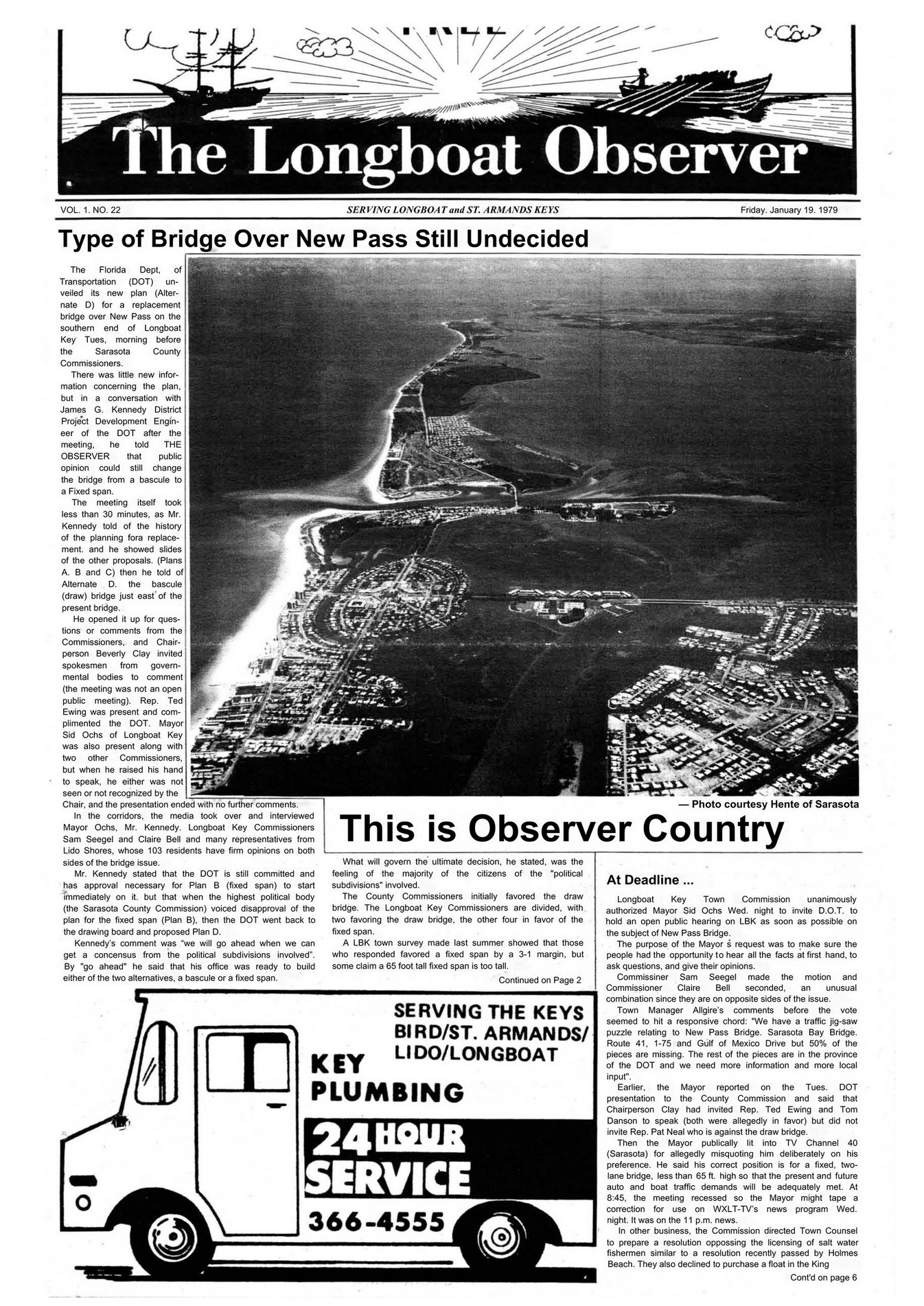 Archives - January 19 1979 - Page 1