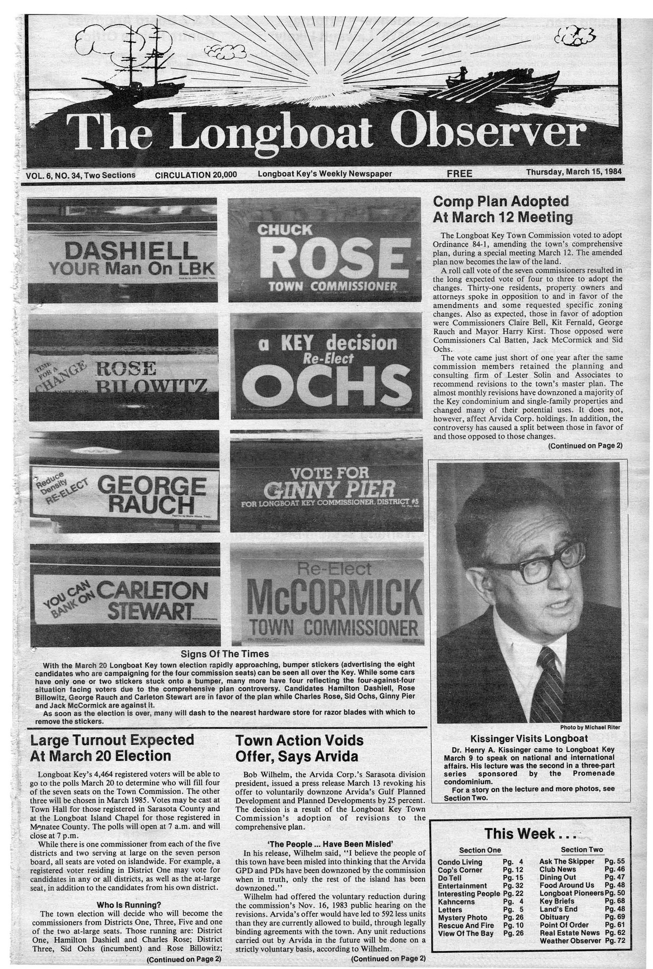 Archives - March 15 1984 - Page 1