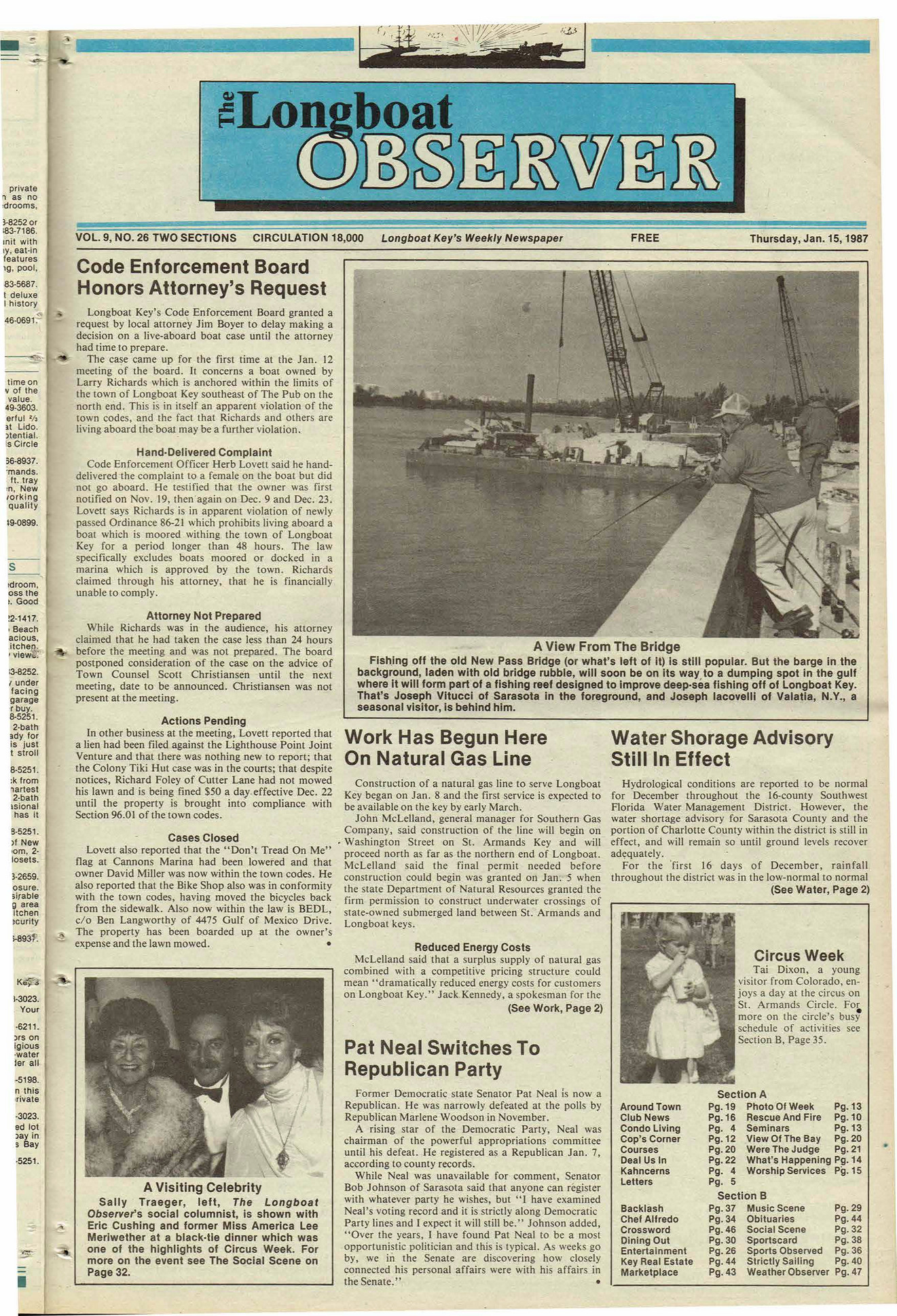 Archives - January 15 1987 - Page 1