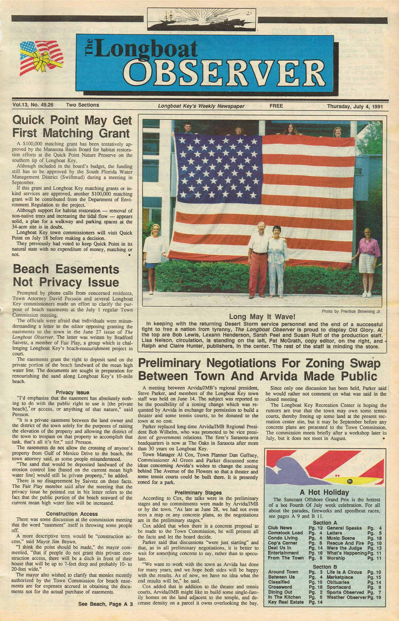 Archives - July 4 1991 - Page 1