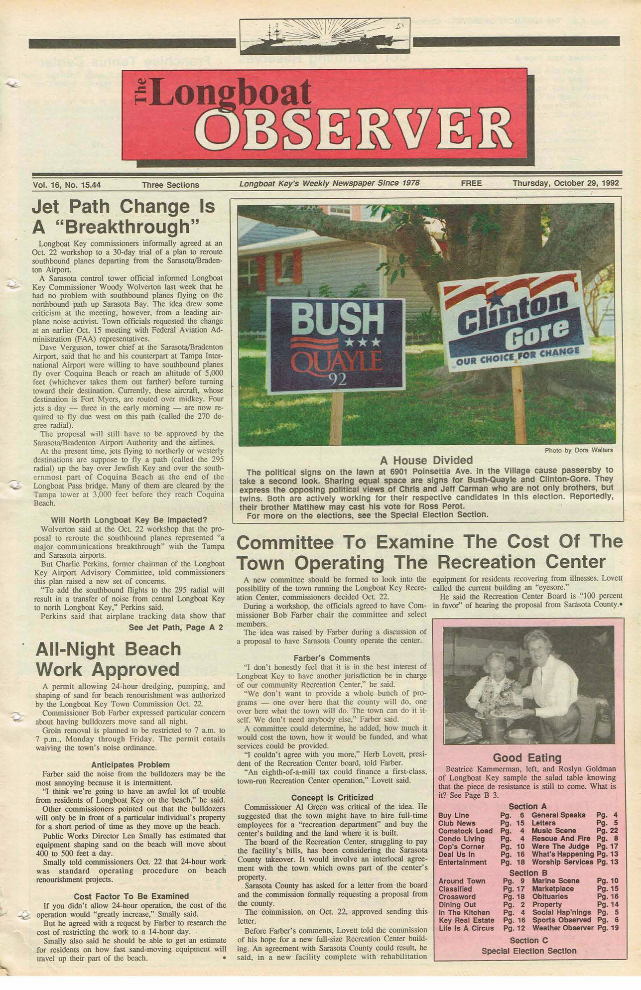 Archives - October 29 1992 - Page 1