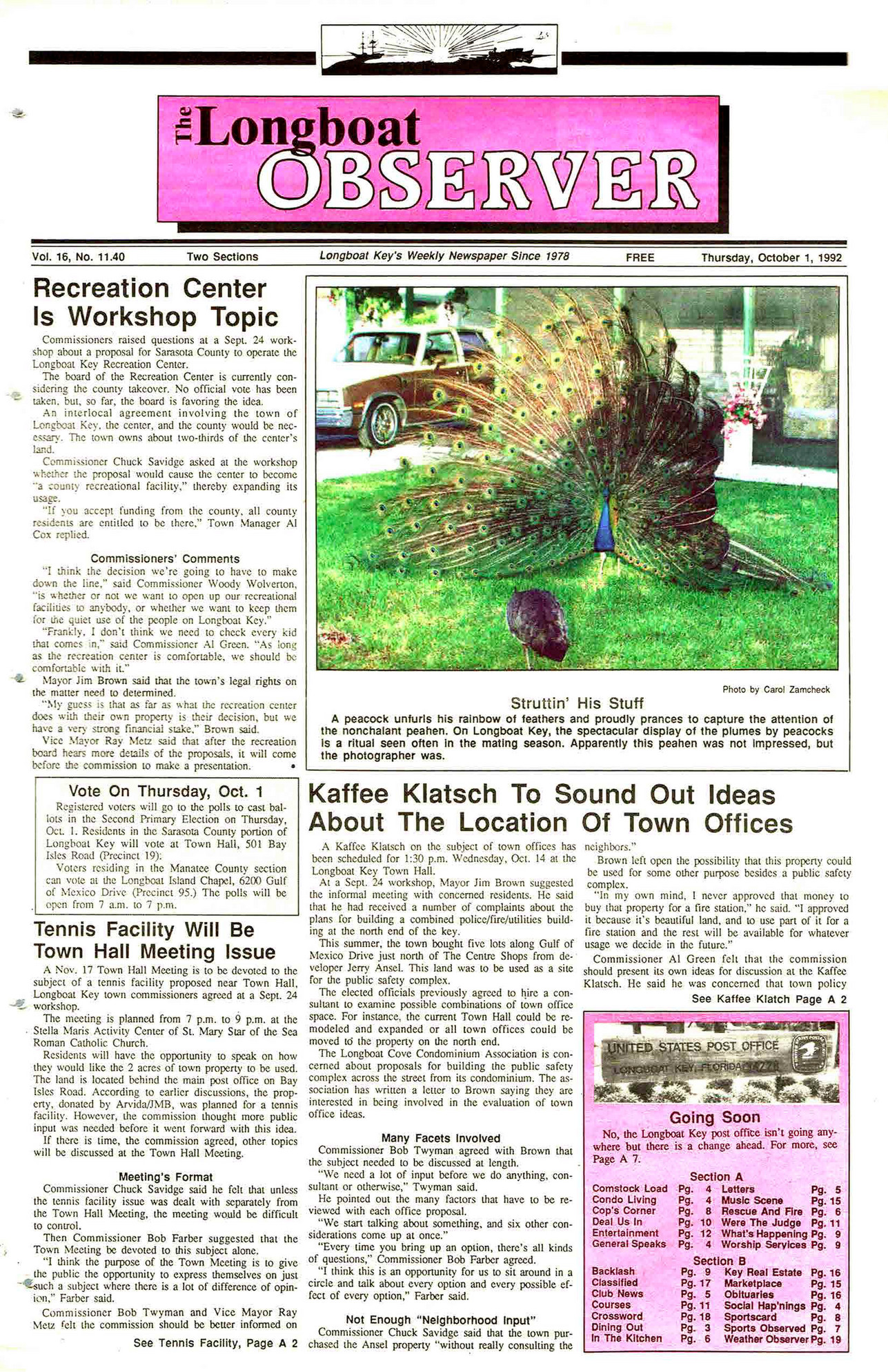 Archives - October 1 1992 - Page 1