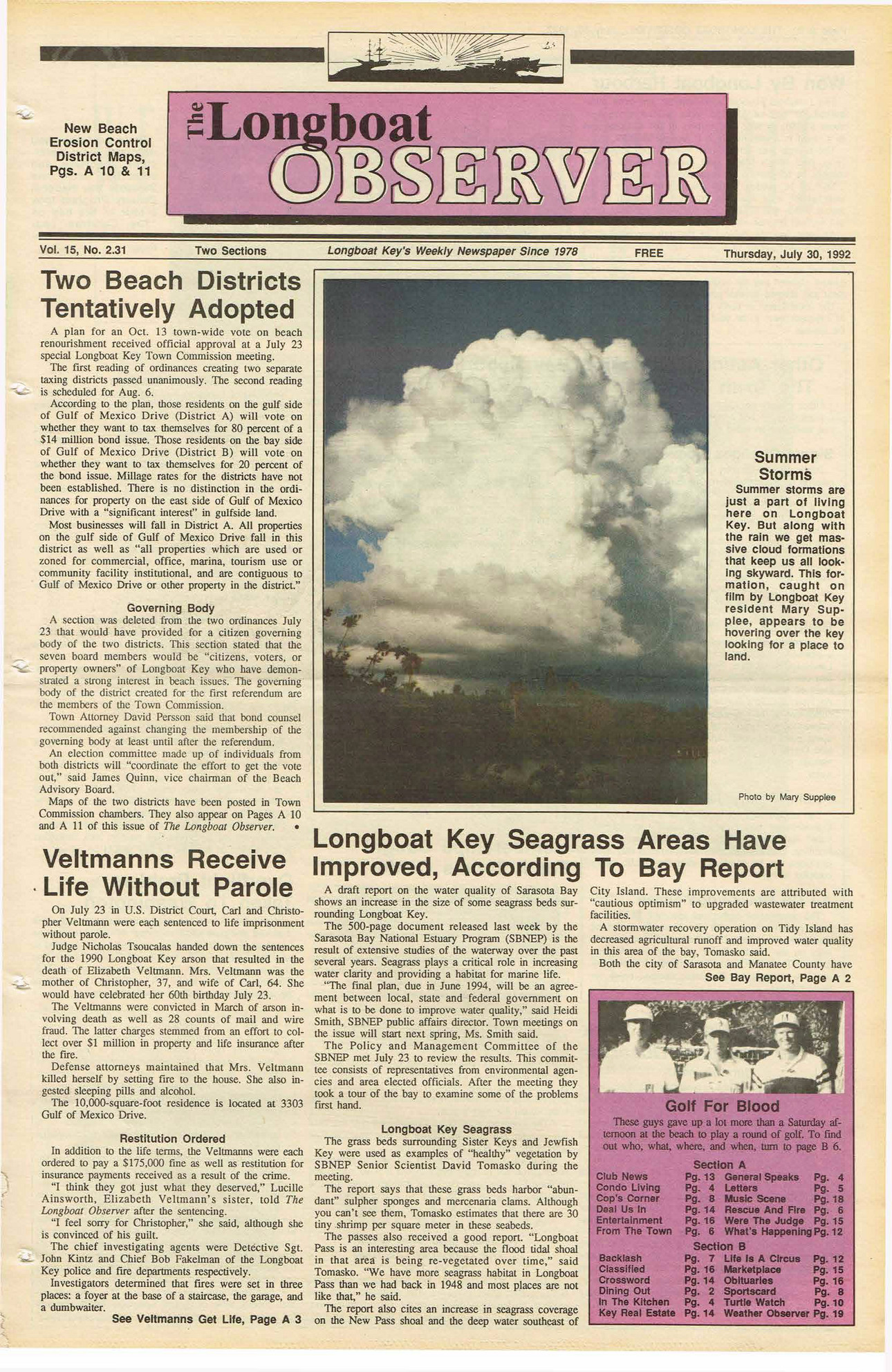 Archives - July 30 1992 - Page 1