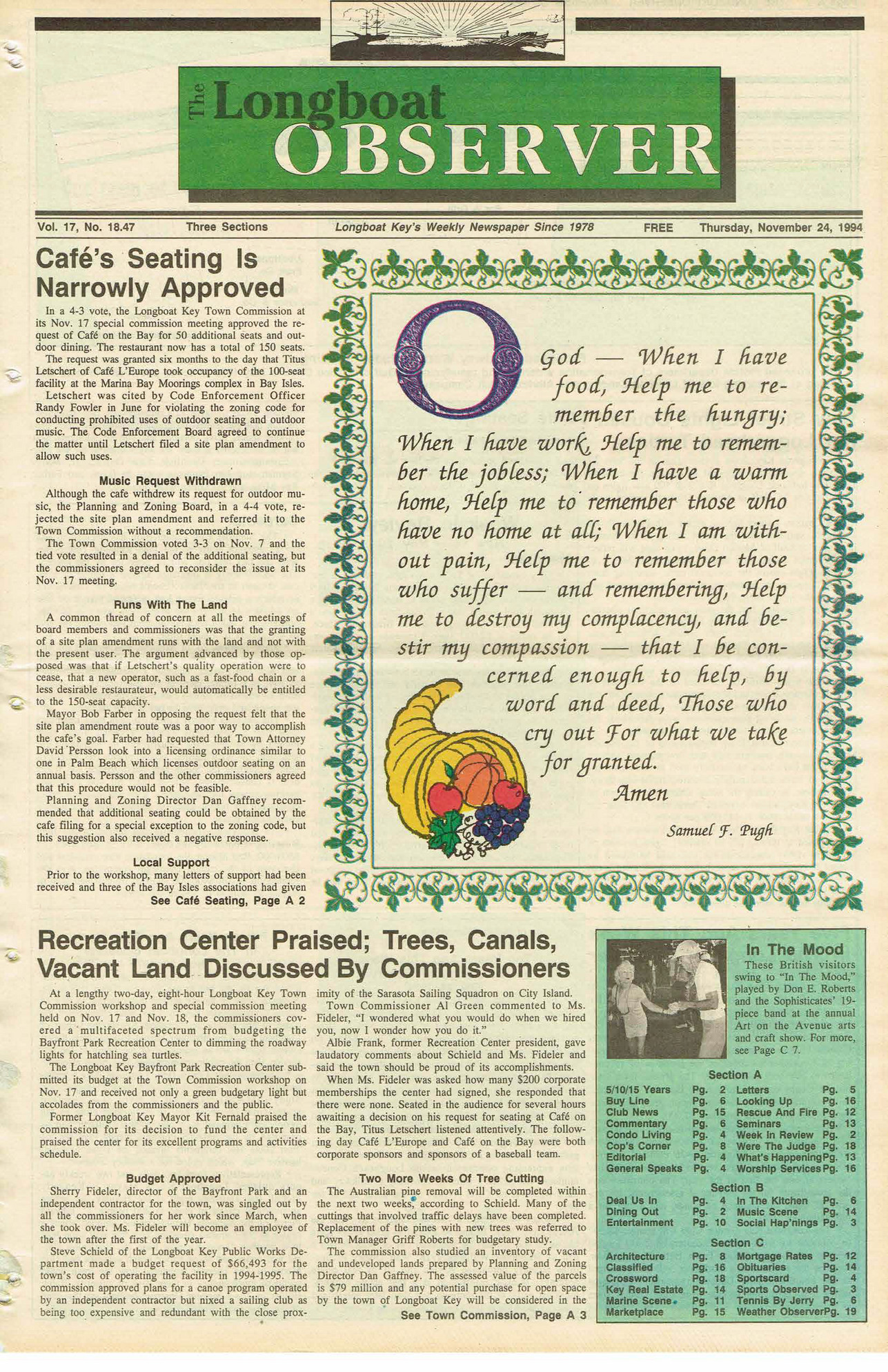 Archives - November 24 1994 - Page 1