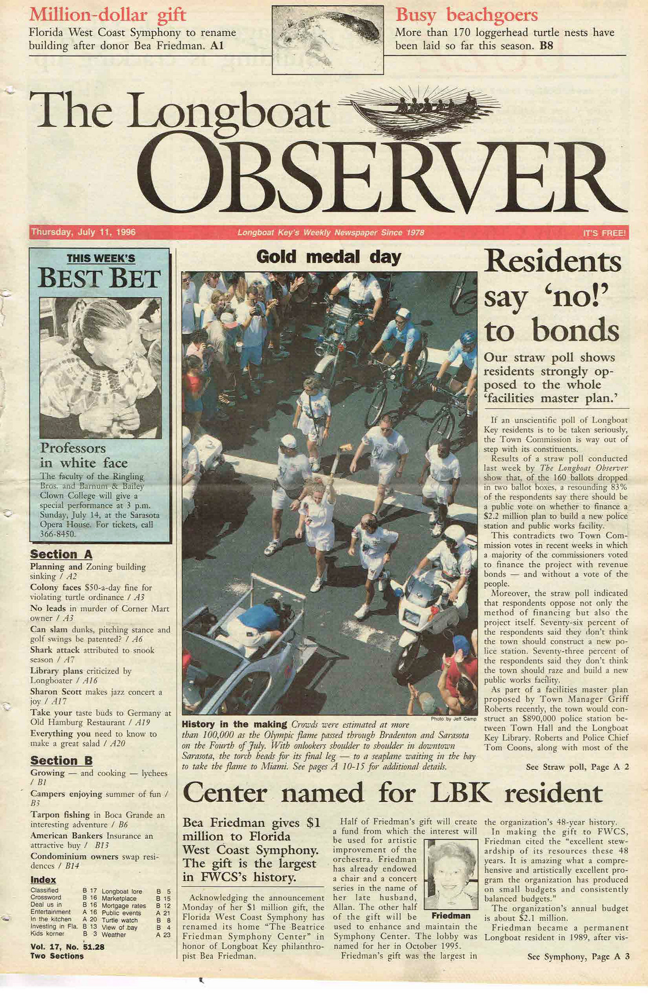 Archives - July 11 1996 - Page 1