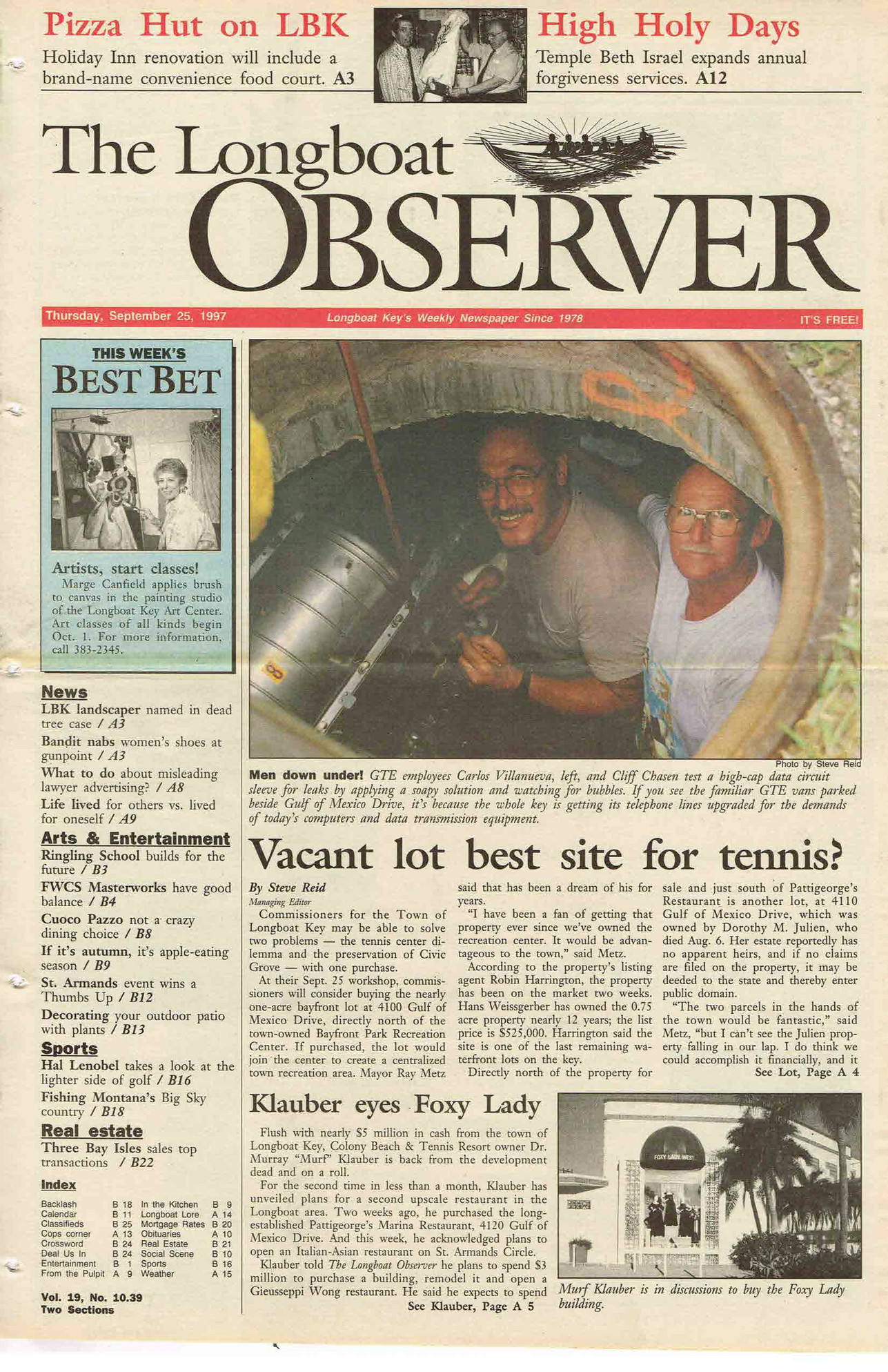 Archives - September 25 1997 - Page 1