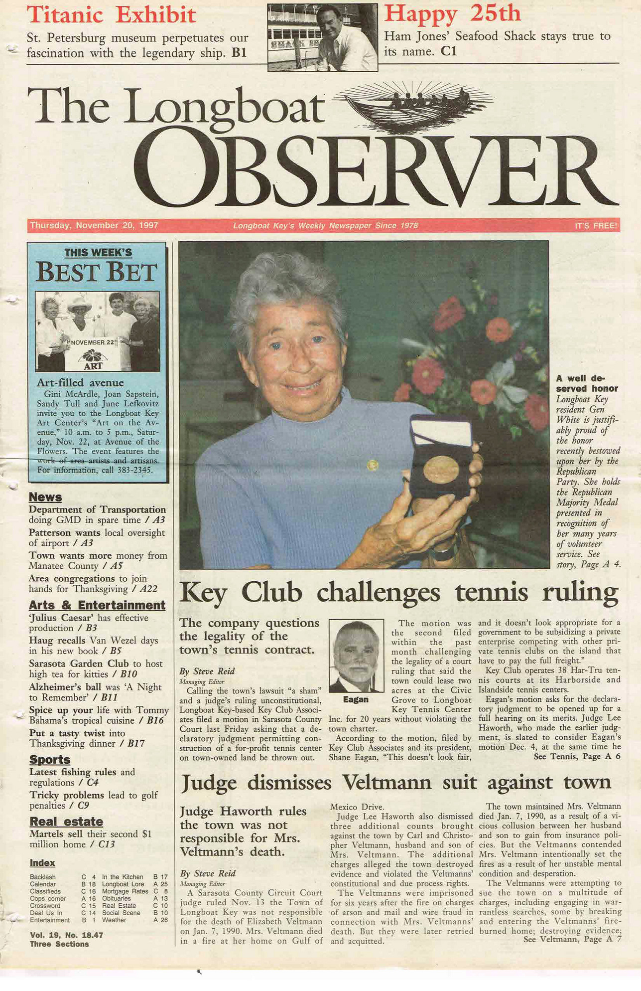 Archives - November 20 1997 - Page 1