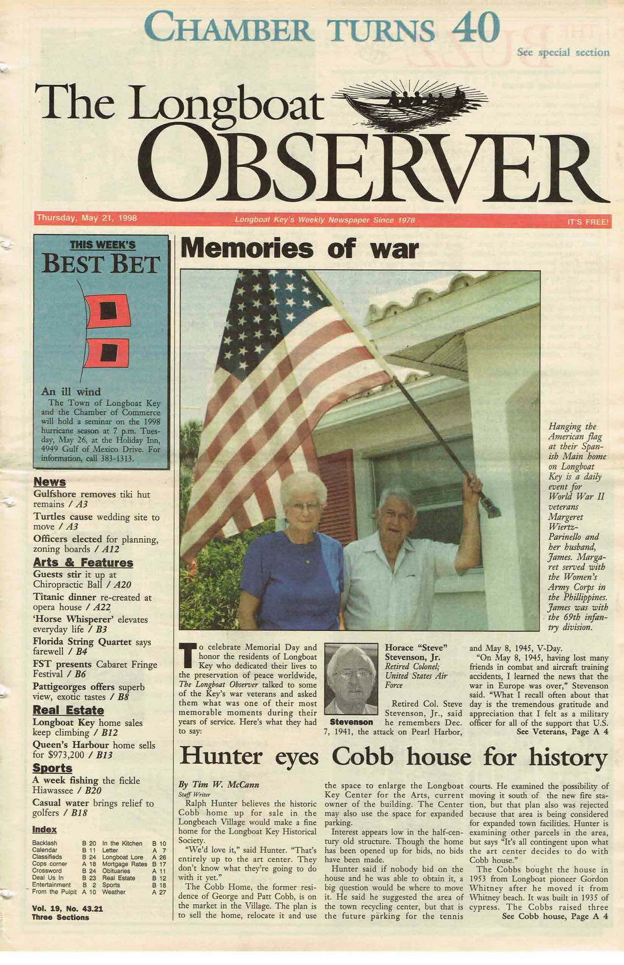 Archives - May 21 1998 - Page 1
