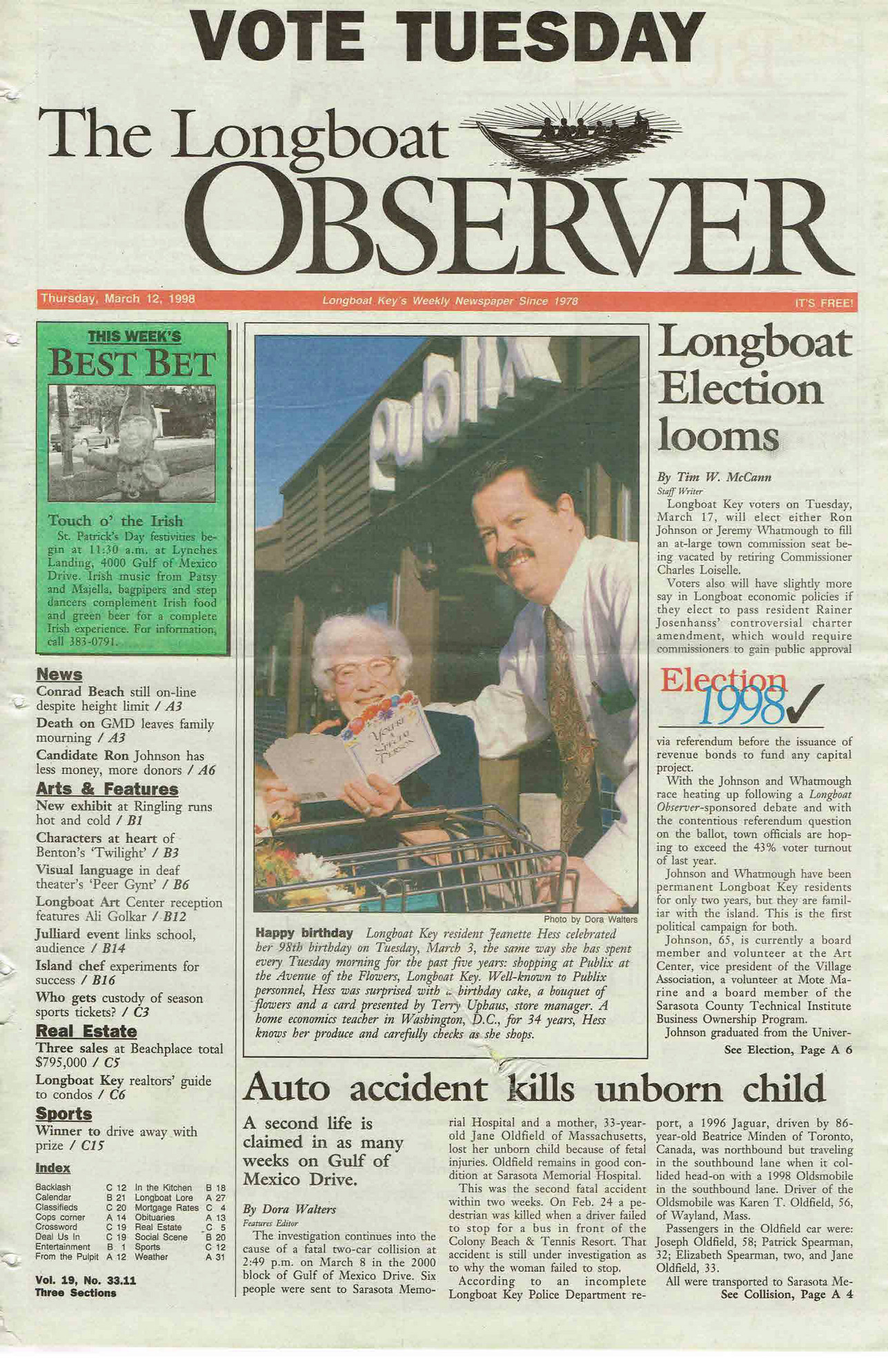 Archives - March 12 1998 - Page 1