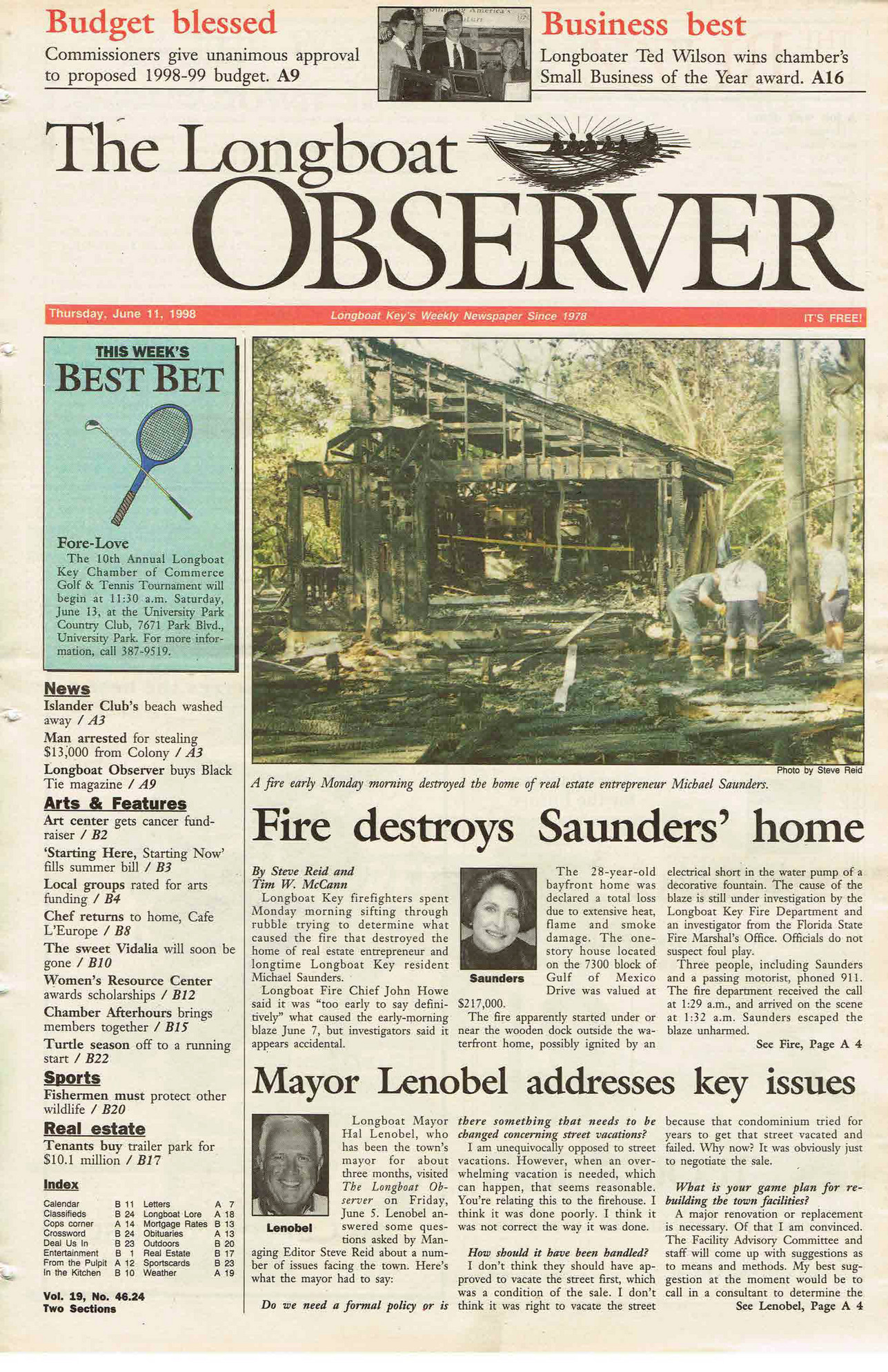 Archives - June 11 1998 - Page 1