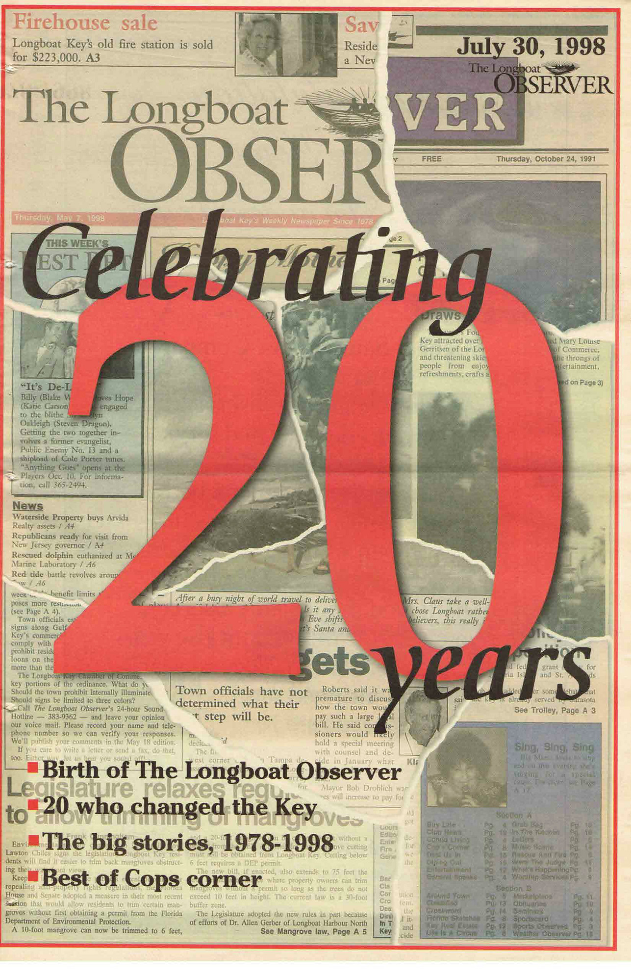Archives - Celebrating 20 Years July 30 1998 - Page 1