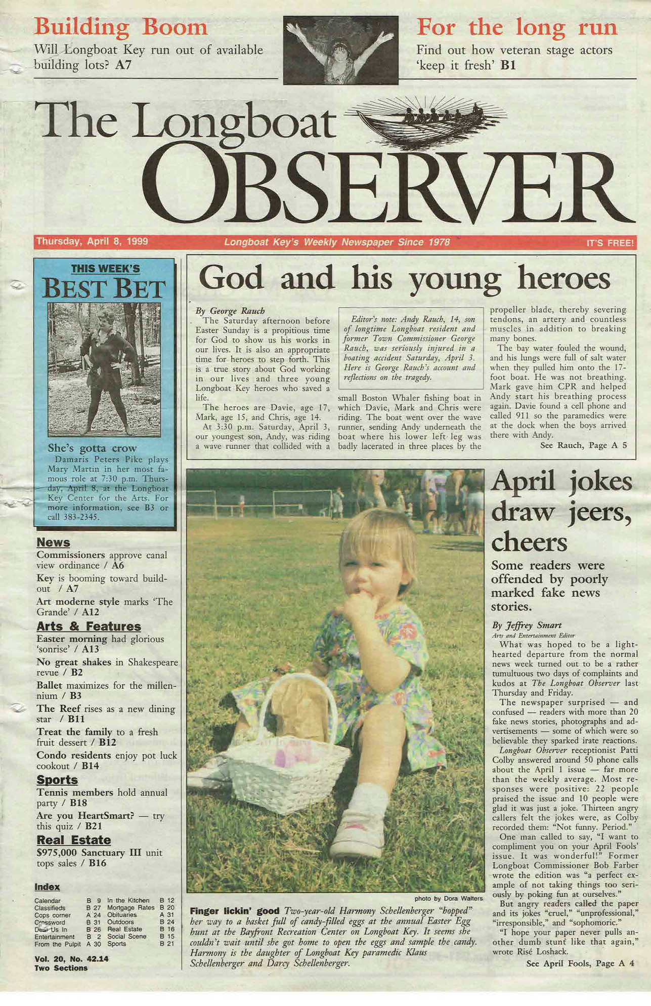 Archives - April 8 1999 - Page 1