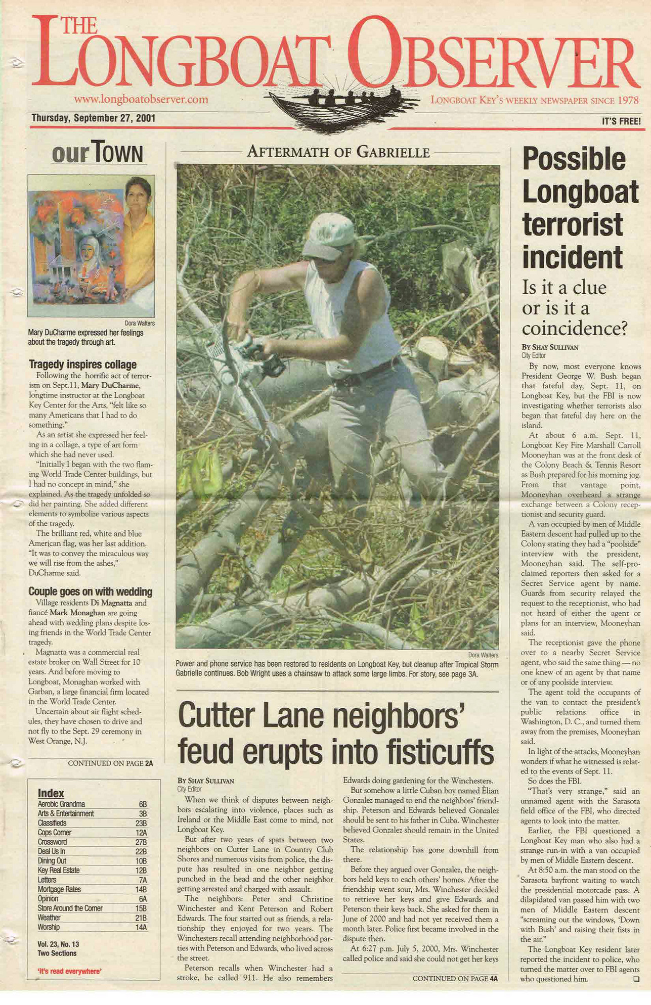 Archives - September 27 2001 - Page 1