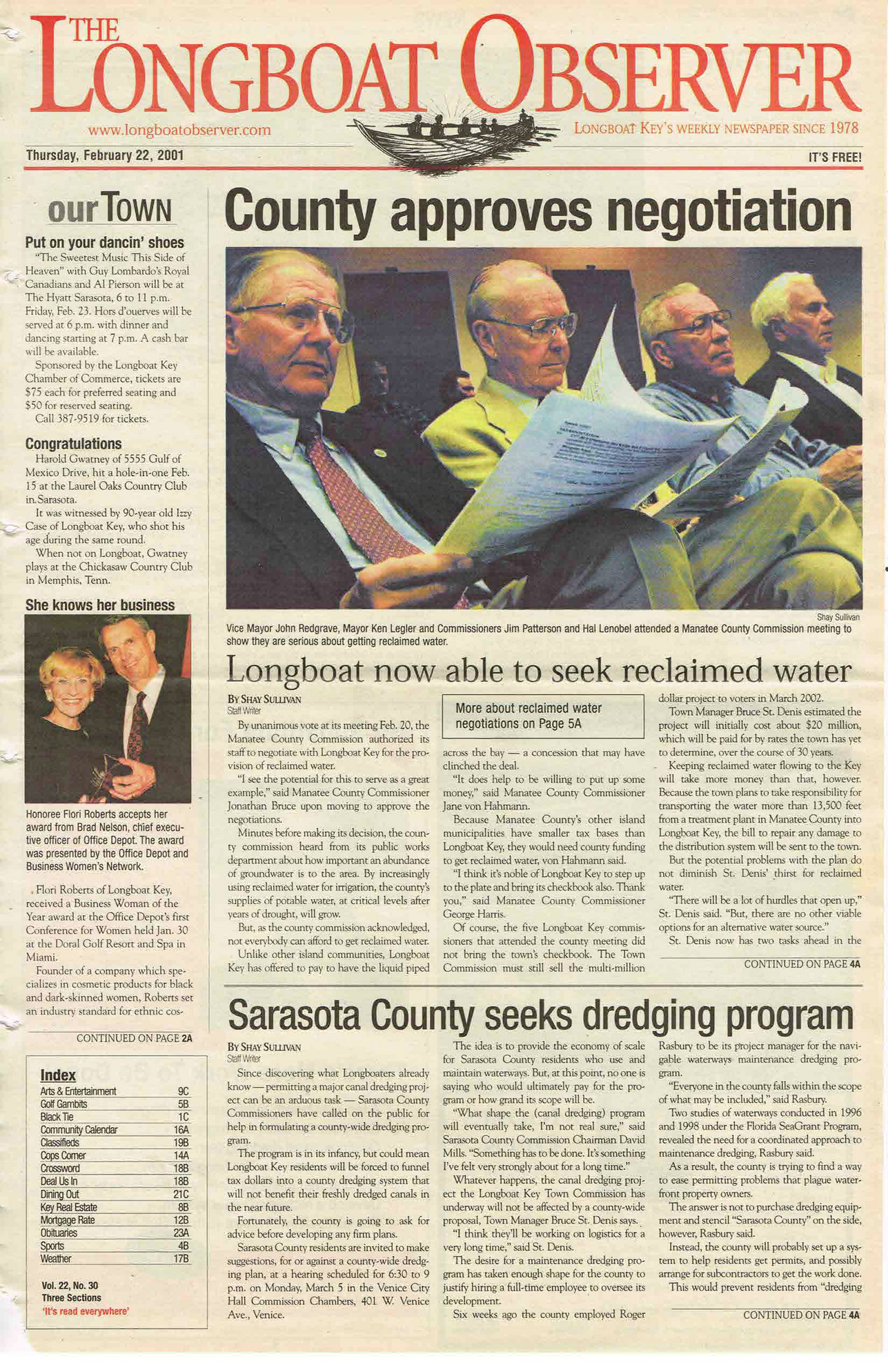 Archives - February 22 2001 - Page 1