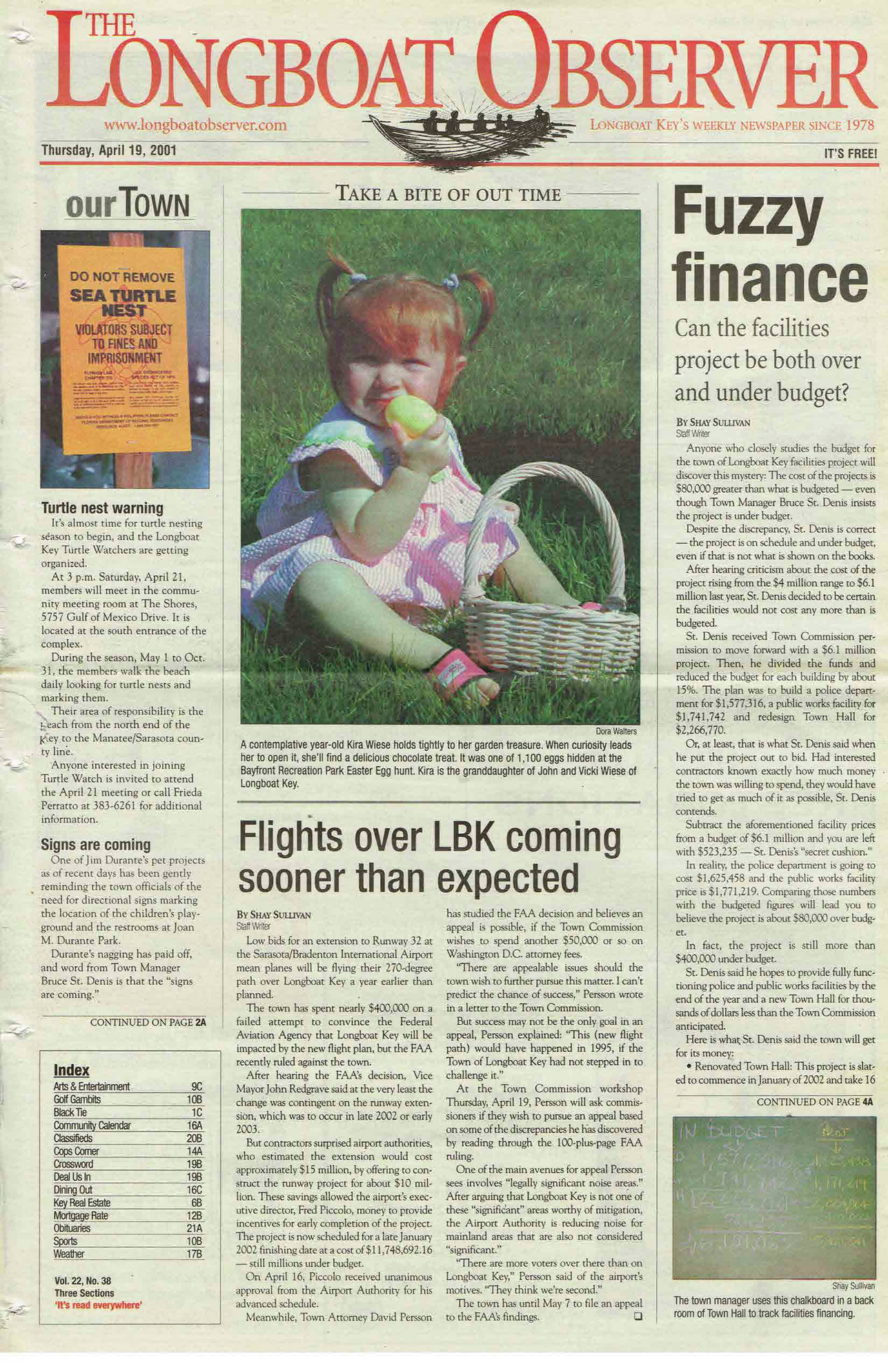 Archives - April 19 2001 - Page 1