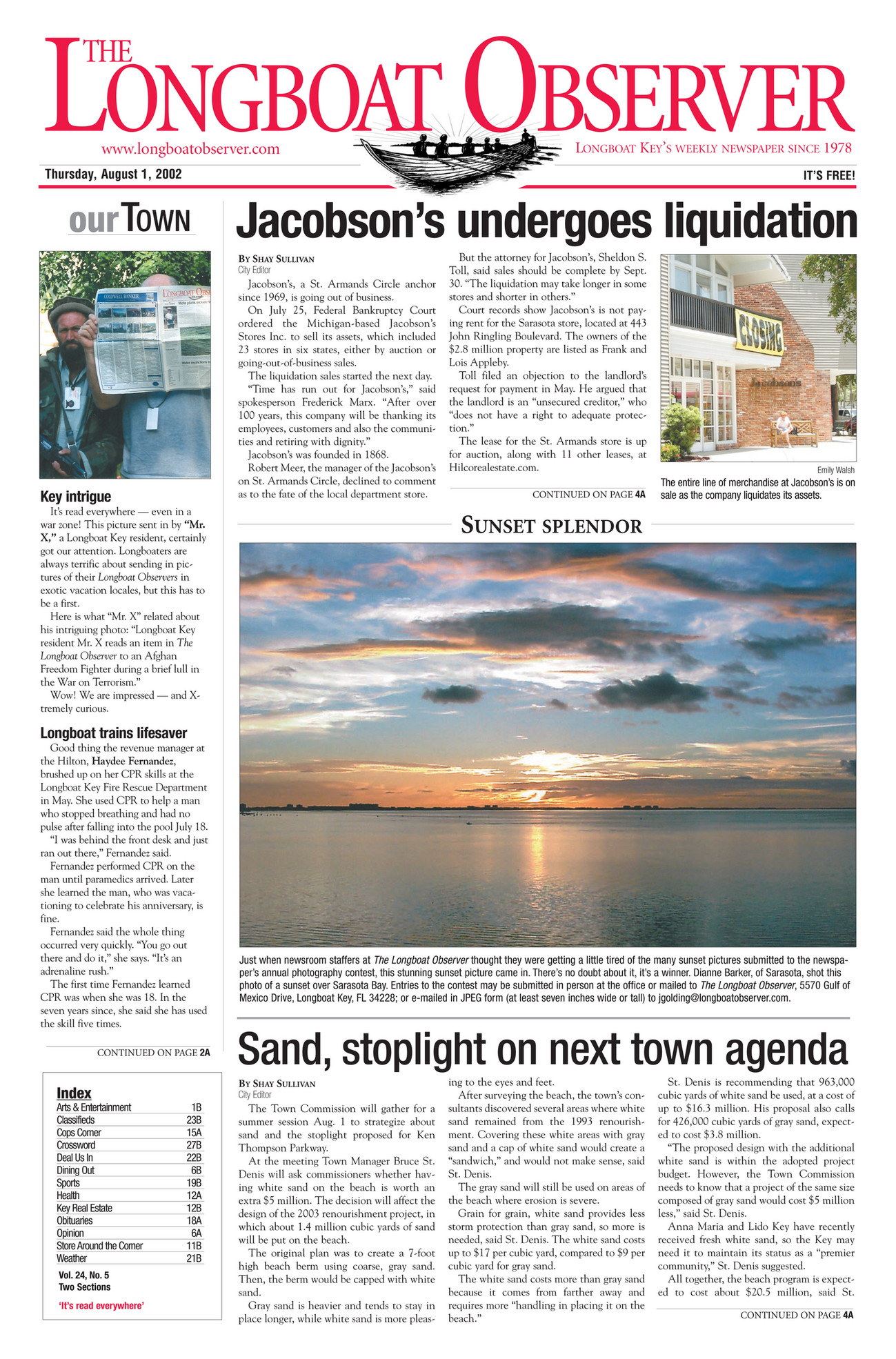 Archives - August 1 2002 - Page 1