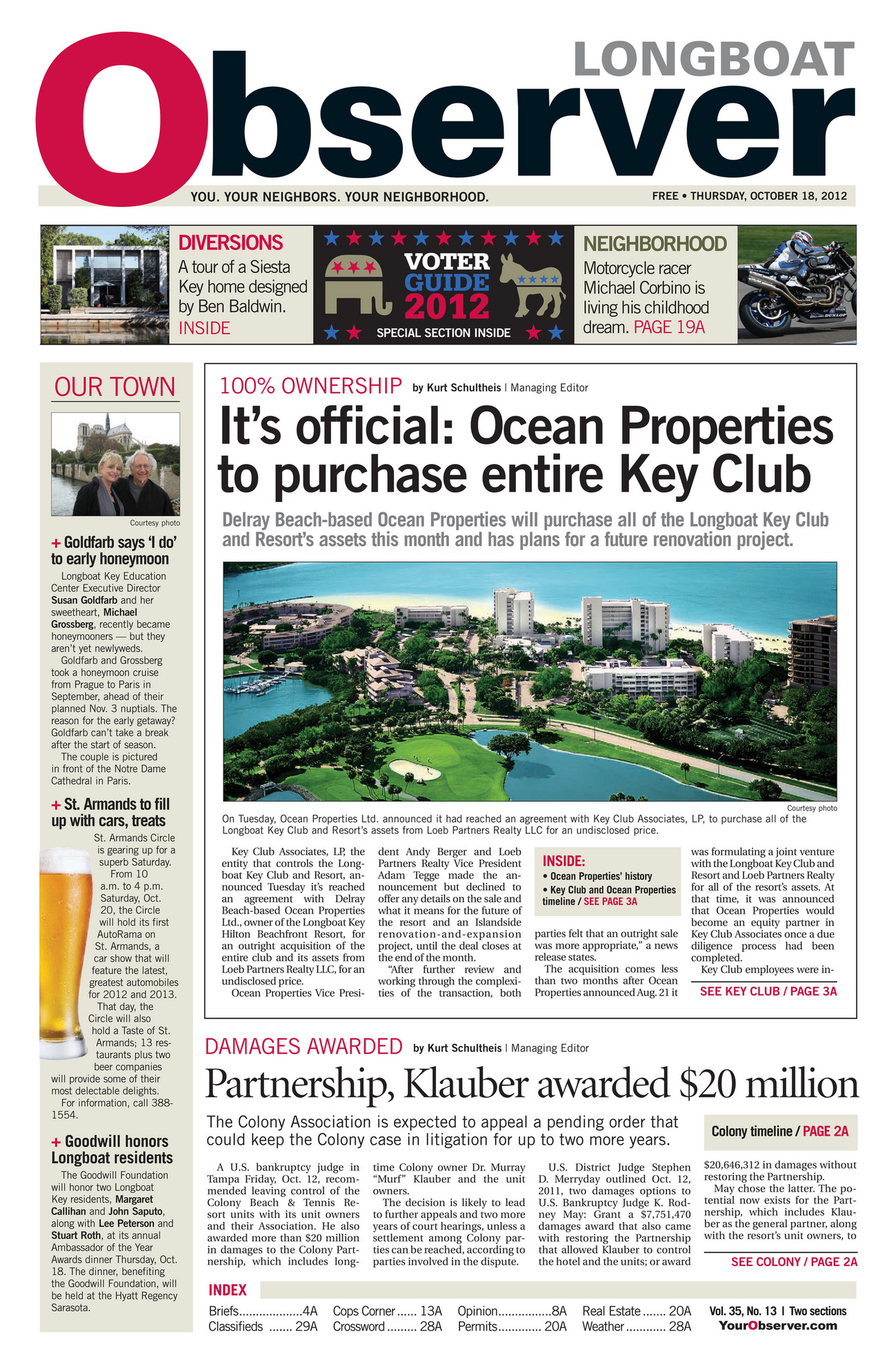 Archives - October 18 2012 - Page 1