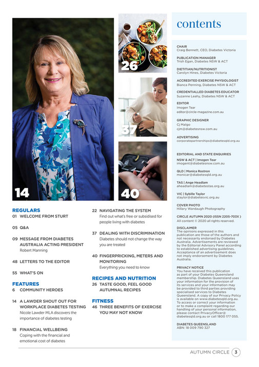 Diabetes Australia - 21 Circle Autumn 2020 Queensland - Page 1 ...