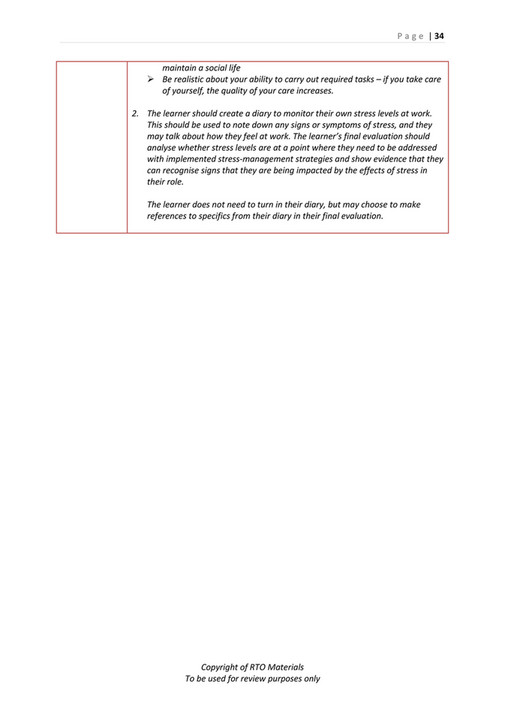 RTO Materials - CHCAGE005 Case Study Assessor Workbook V1.1 - Page 34-35