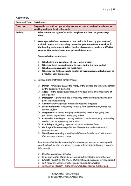 RTO Materials - CHCAGE005 Case Study Assessor Workbook V1.1 - Page 34-35