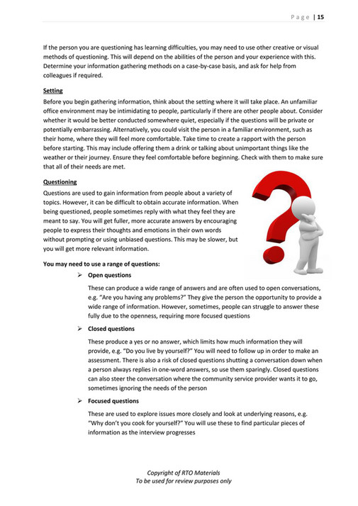RTO Materials - CHCCCS004 Learner Guide V1.0 - Page 16-17
