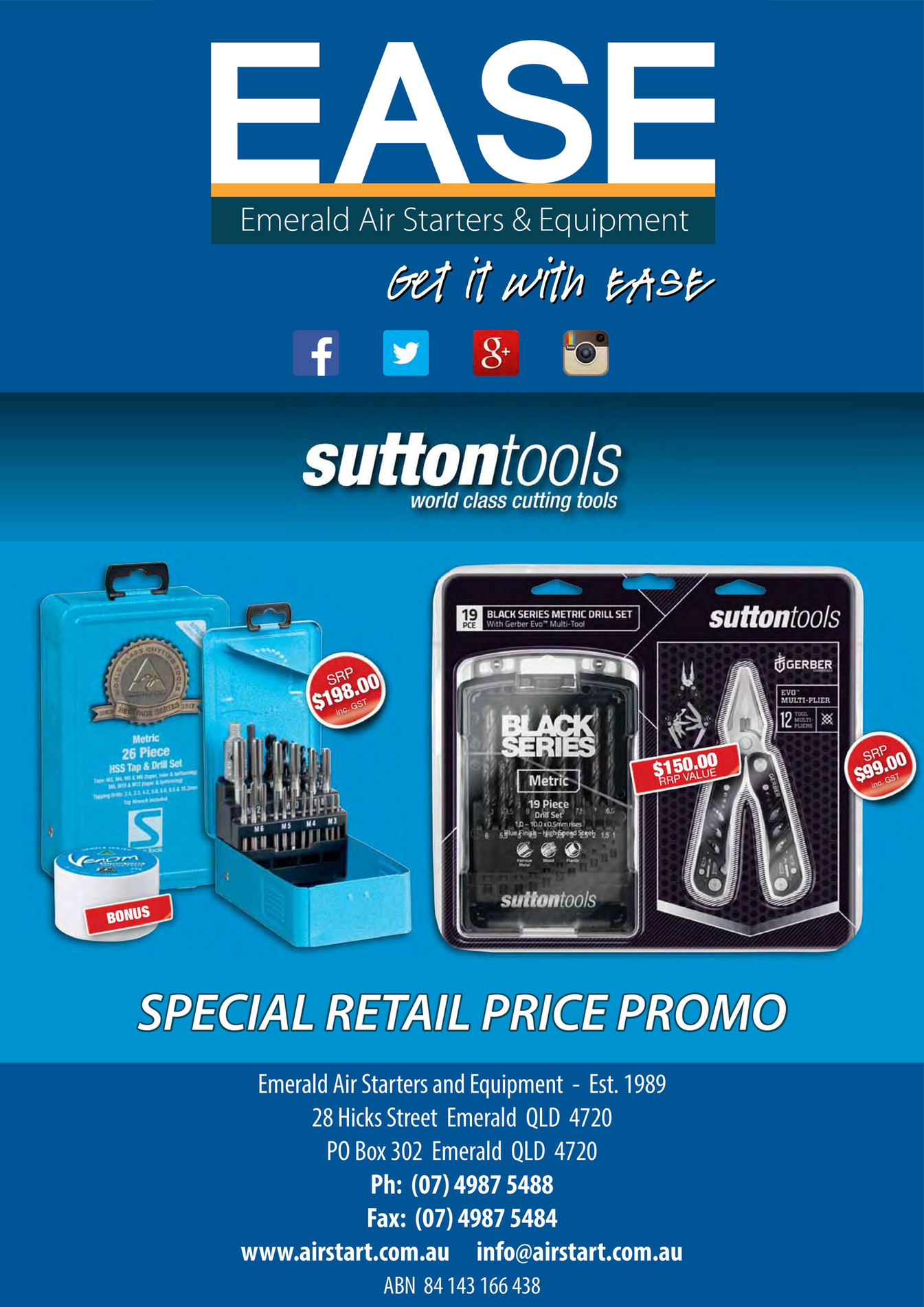 My publications - EASE - Sutton Tools_Special Retail Prices Promo ...