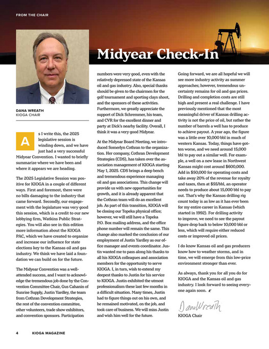 newsletter - KIOGA_Summer_2025 - Page 4-5 - Created with Publitas.com