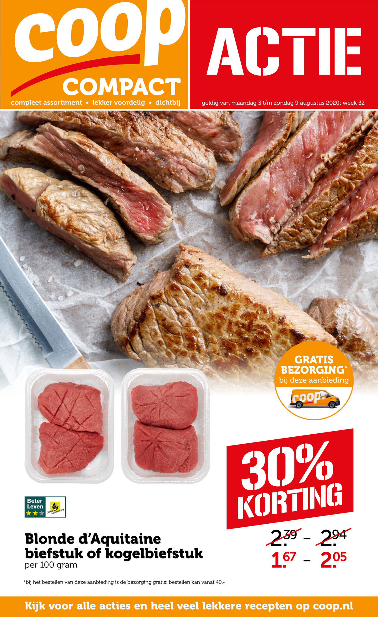 Coop Supermarkten - Compact Folder Week 32 2020 - Pagina 1