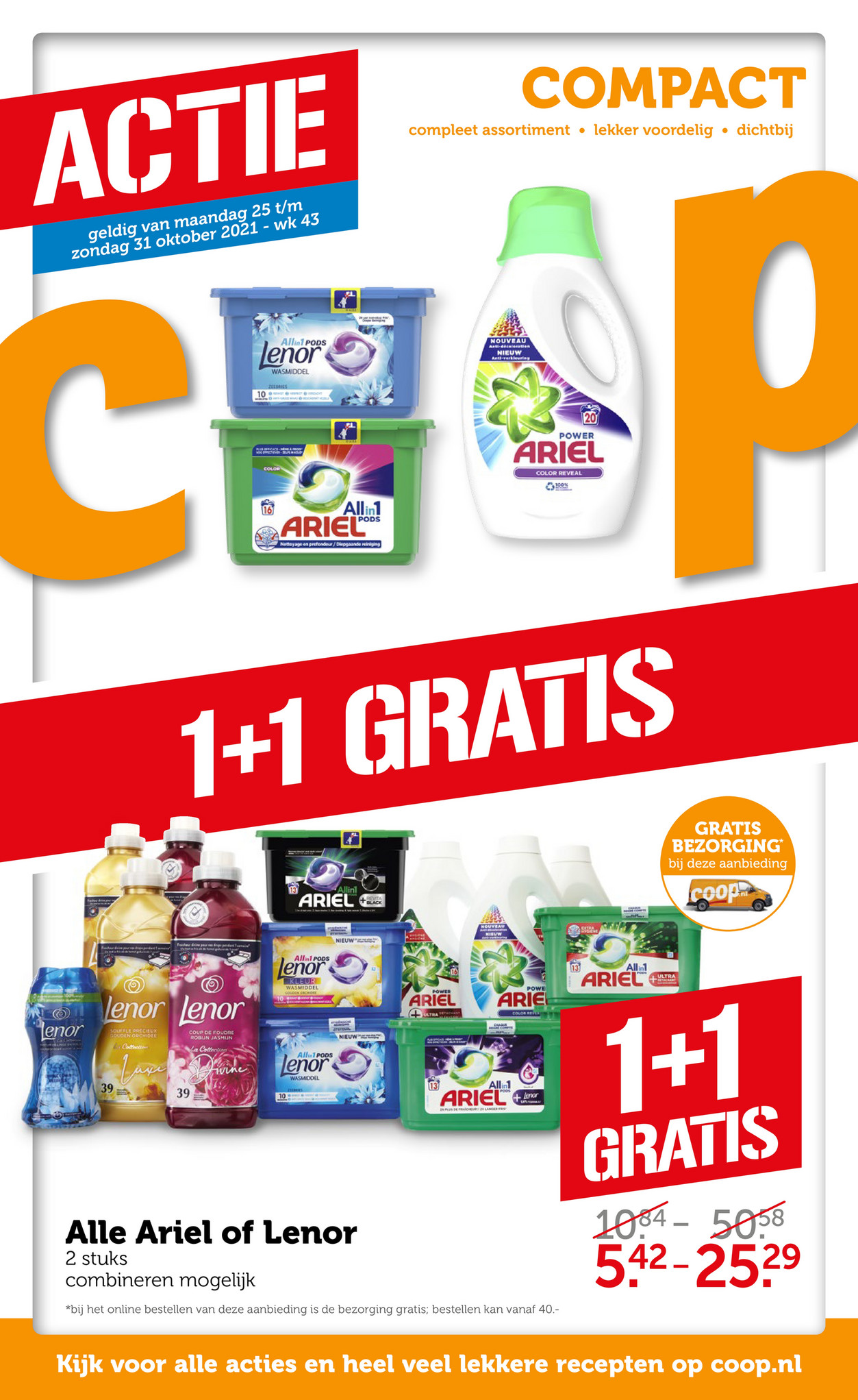 Coop Supermarkten - Compact Folder aanbiedingen week 43 - Pagina 1