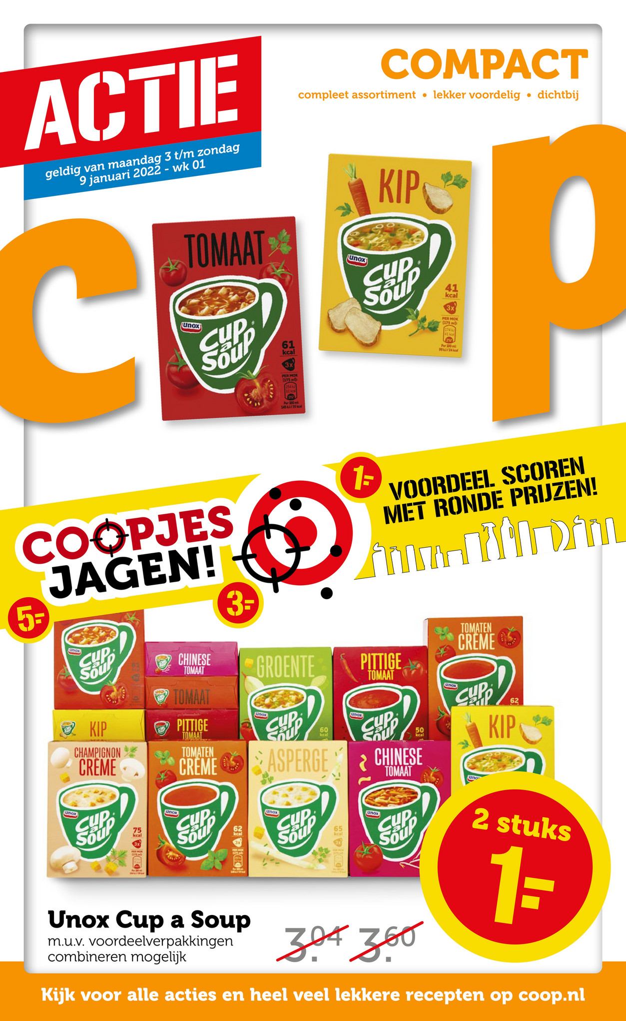 Coop Supermarkten - Compact Folder aanbiedingen week 01 - Pagina 1
