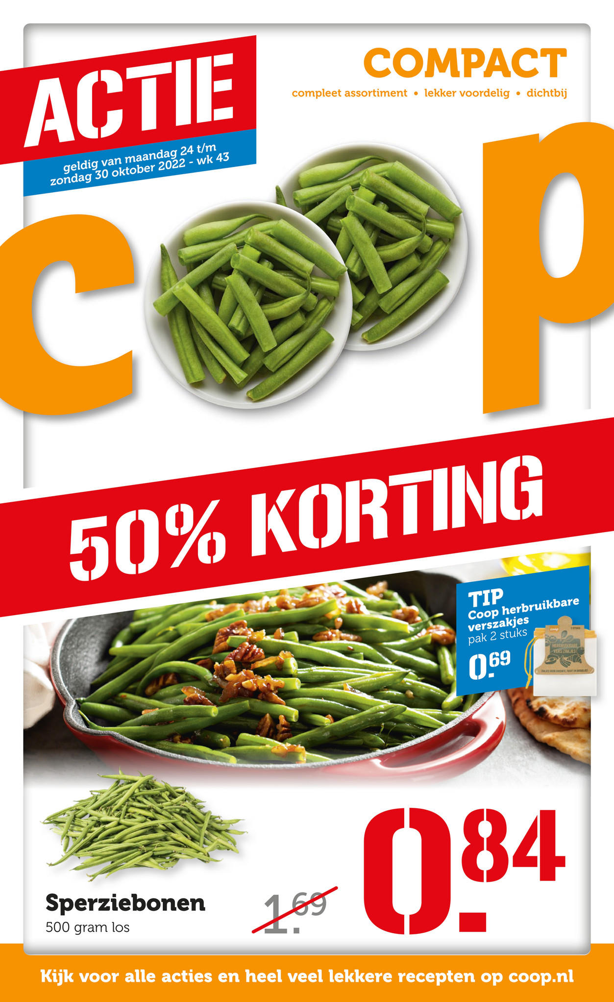 Coop Supermarkten - Folder aanbiedingen week 43 - Pagina 1