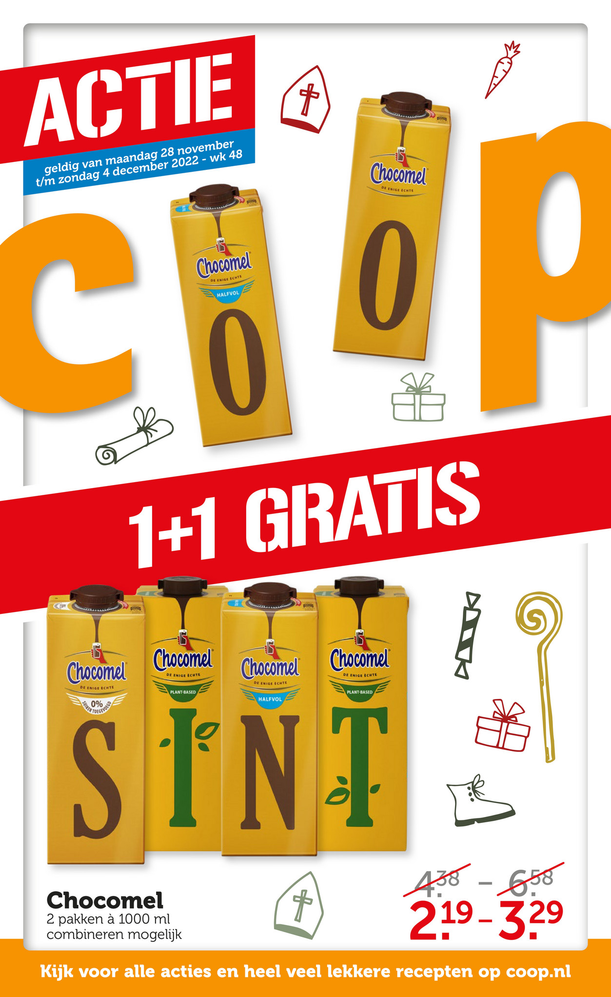 Coop Supermarkten - Coop Supermarkten - Folder Week 48 2022 - Pagina 1