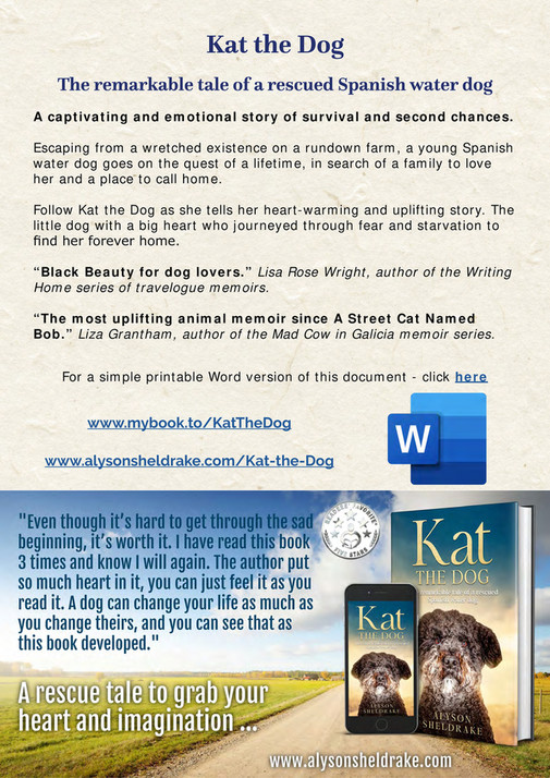 Alyson & Dave Sheldrake - Kat the Dog Book Club Questions - Page 2-3 ...