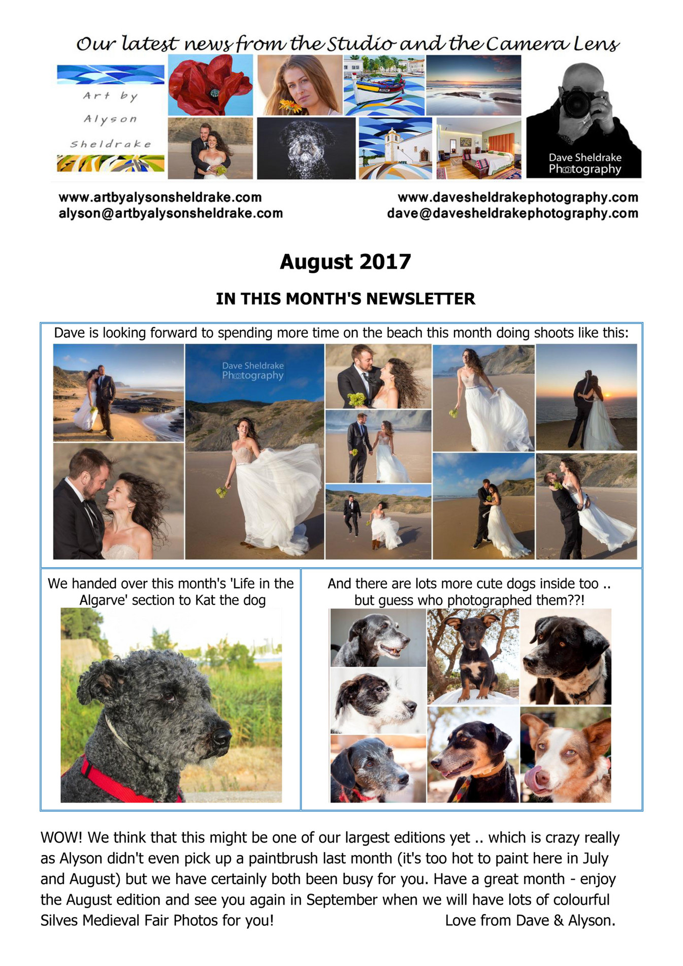 Alyson & Dave Sheldrake - Art and Photography in the Algarve - August 2017 - Page 1 - Created ...
