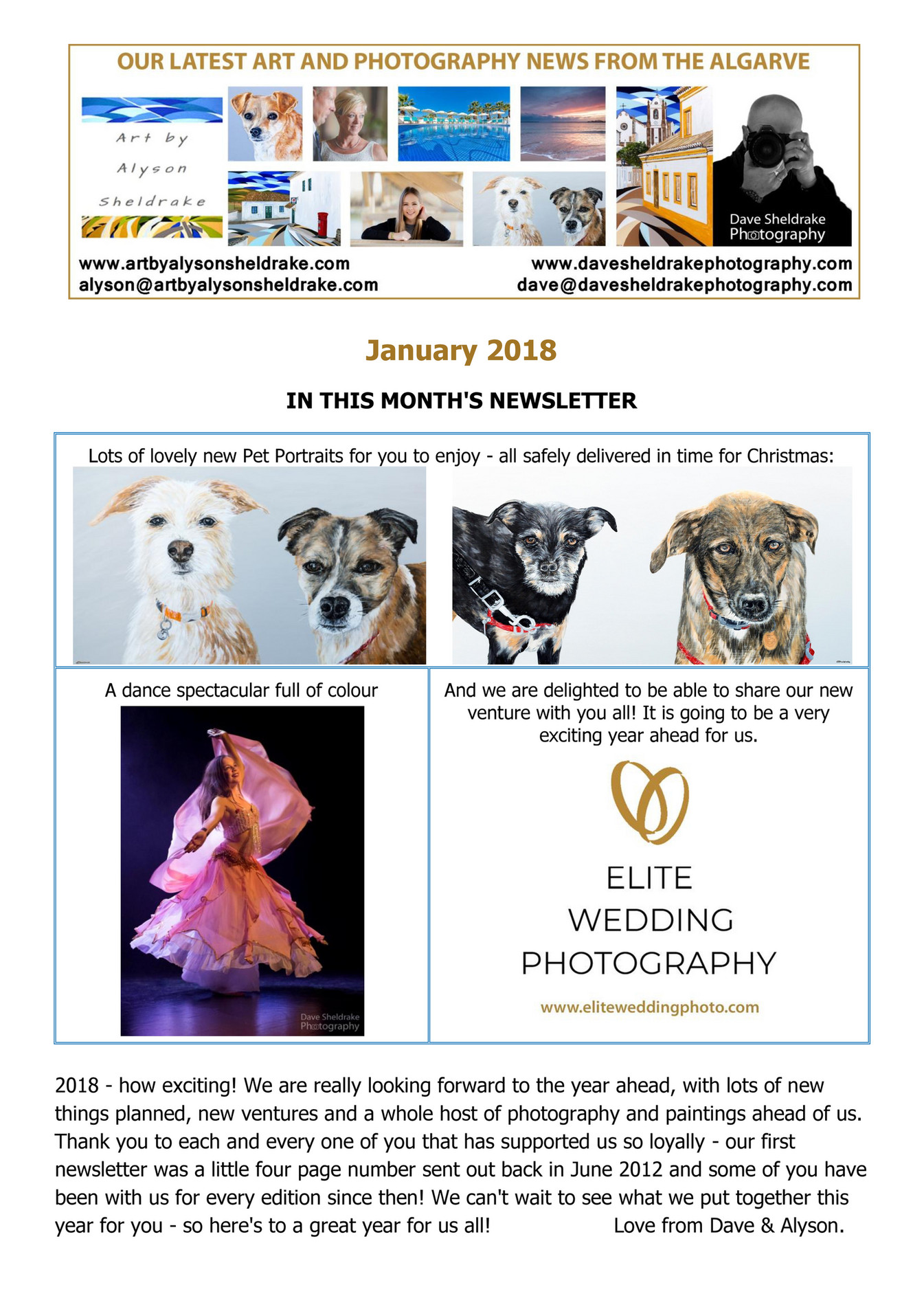 Alyson & Dave Sheldrake - Art and Photography in the Algarve - January 2018 - Page 1 - Created ...