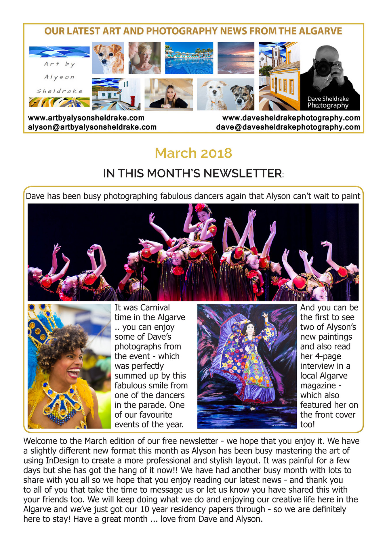 Alyson & Dave Sheldrake - Art and Photography in the Algarve - March Newsletter 2018 - Page 1 ...