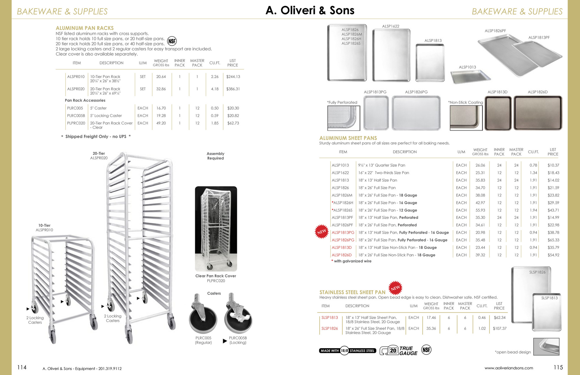 A. Oliveri & Sons 2015 - 2016 Equipment Catalog - Page 1 - Created with ...